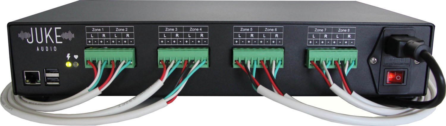 Juke Audio Offers Eight-Zone Amplifier for Powering Architectural Speaker